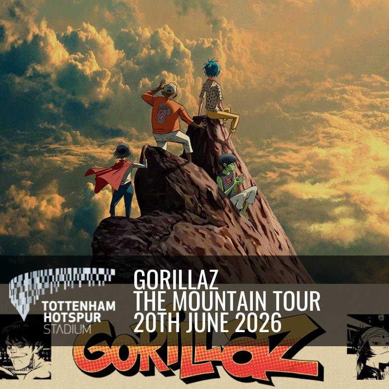 Gorillaz - The Mountain Tour 2026 – Club Journeyman